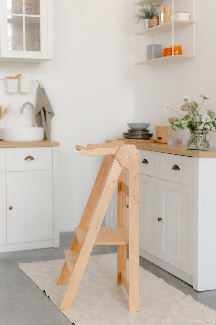 Foldable Learning Helper | Learning Tower – Woodandroom