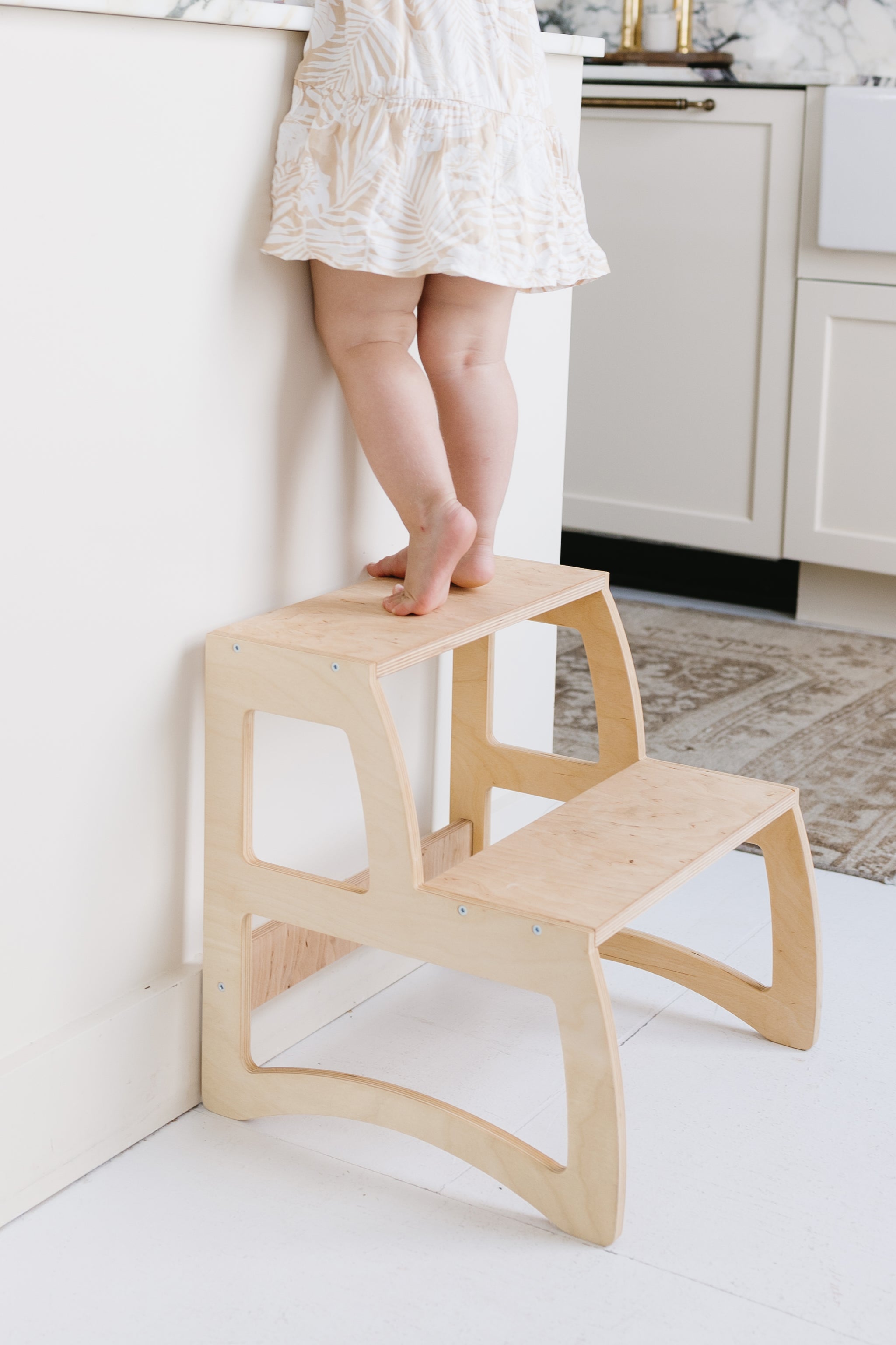 Toddler step stool | Learning Tower – Woodandroom