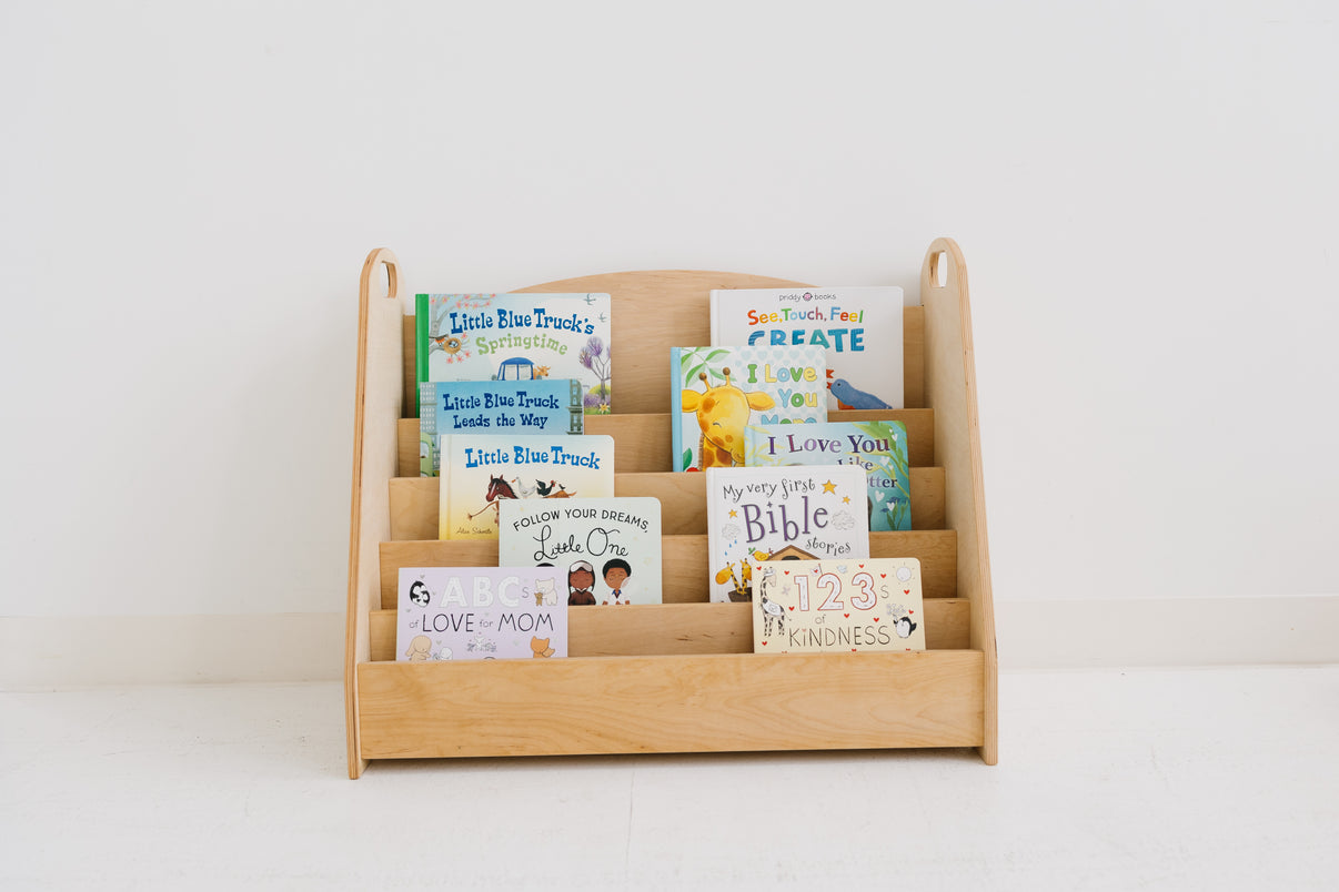 Large Wooden Montessori Bookcase – Woodandroom