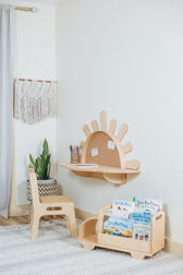 Wall-Mounted Kids Table “Sunshine” – Woodandroom