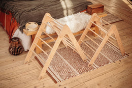 Wooden Climbing Triangle & Ramp – Woodandroom